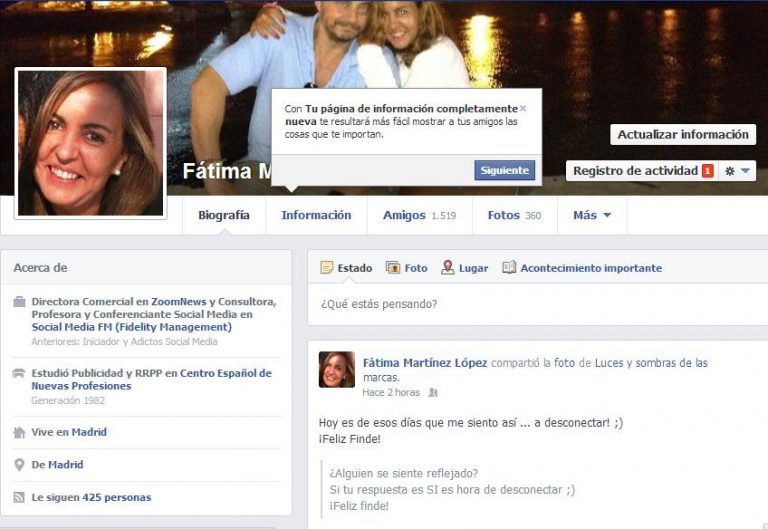 El nuevo diseño en nuestros perfiles de Facebook ya está aquí - Luces y ...